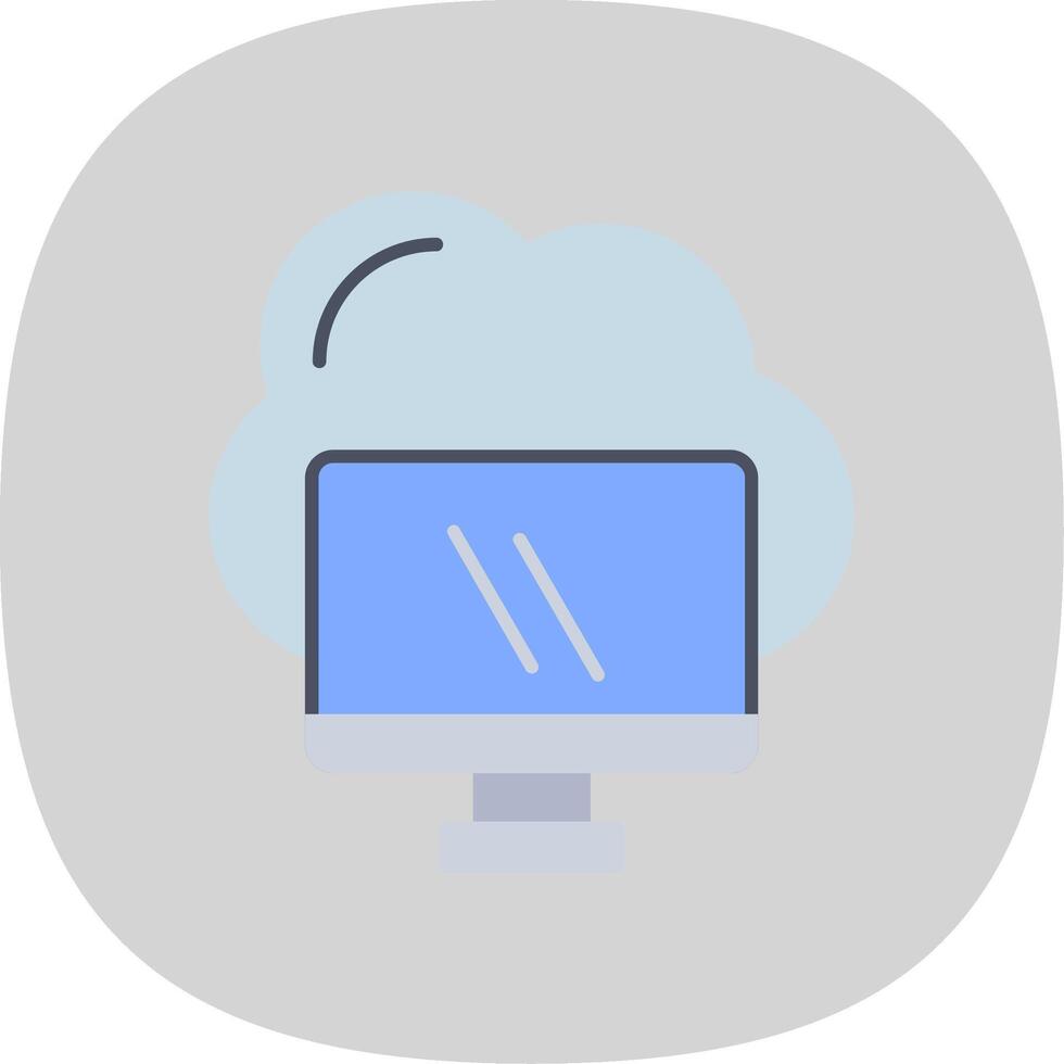 Computing Flat Curve Icon 39232127 Vector Art at Vecteezy