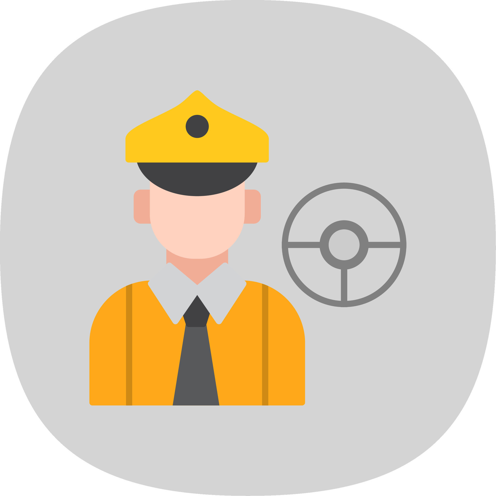 Driver Flat Curve Icon 39233763 Vector Art at Vecteezy