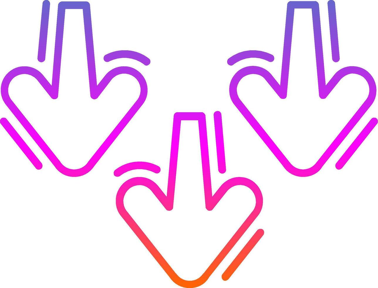 Decrease Line Gradient Icon 39236712 Vector Art at Vecteezy