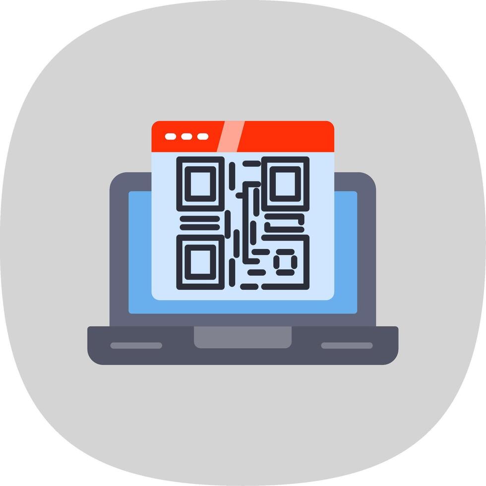 Qr Code Flat Curve Icon 39236831 Vector Art at Vecteezy