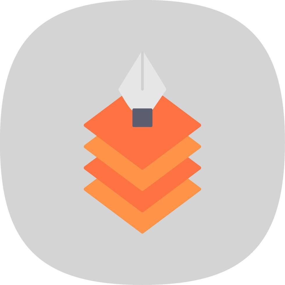 Layers Flat Curve Icon 39236868 Vector Art At Vecteezy
