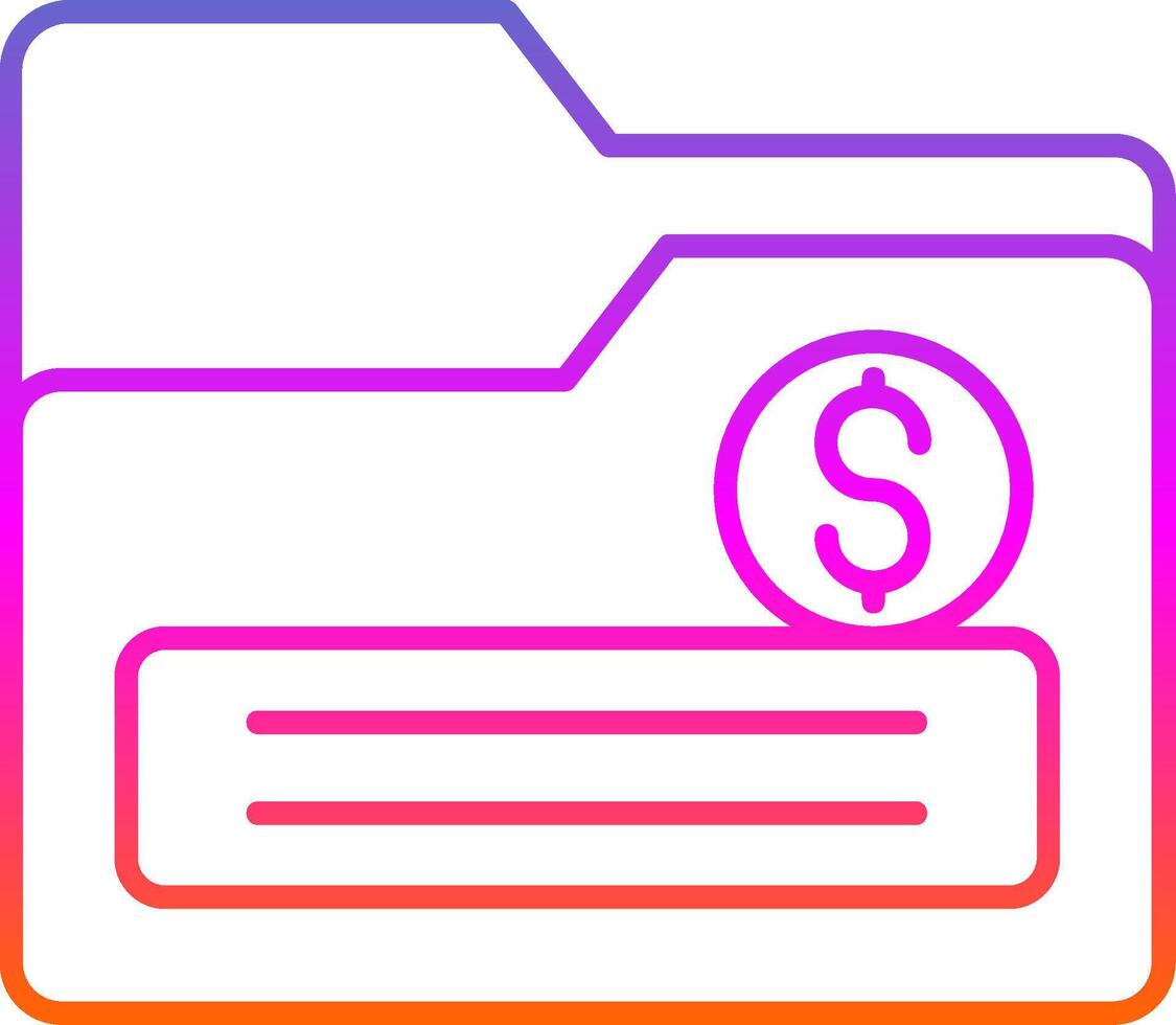 Files Line Gradient Icon 39237131 Vector Art at Vecteezy