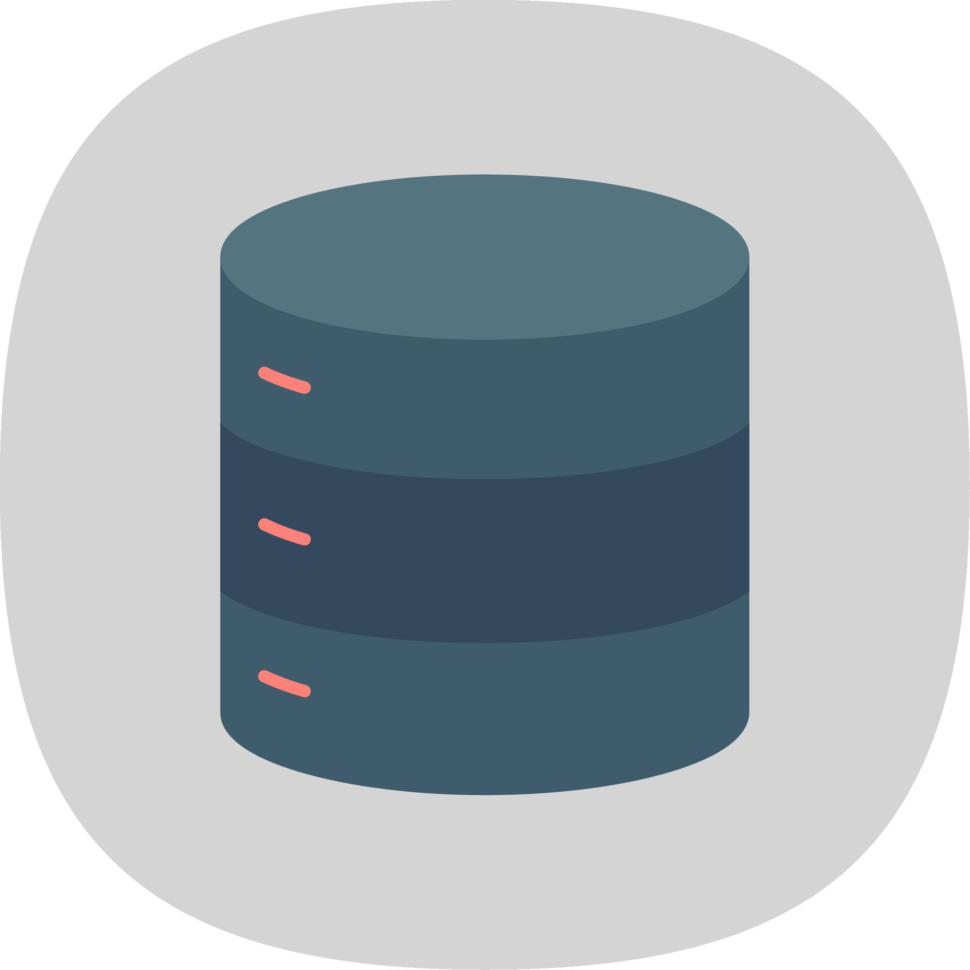 Database Flat Curve Icon 39237451 Vector Art at Vecteezy