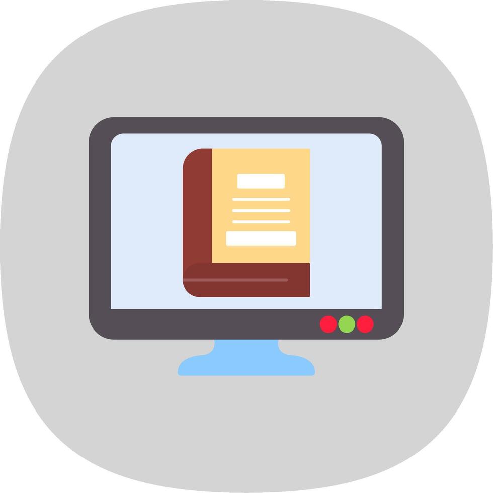 Learn Flat Curve Icon 39240736 Vector Art at Vecteezy