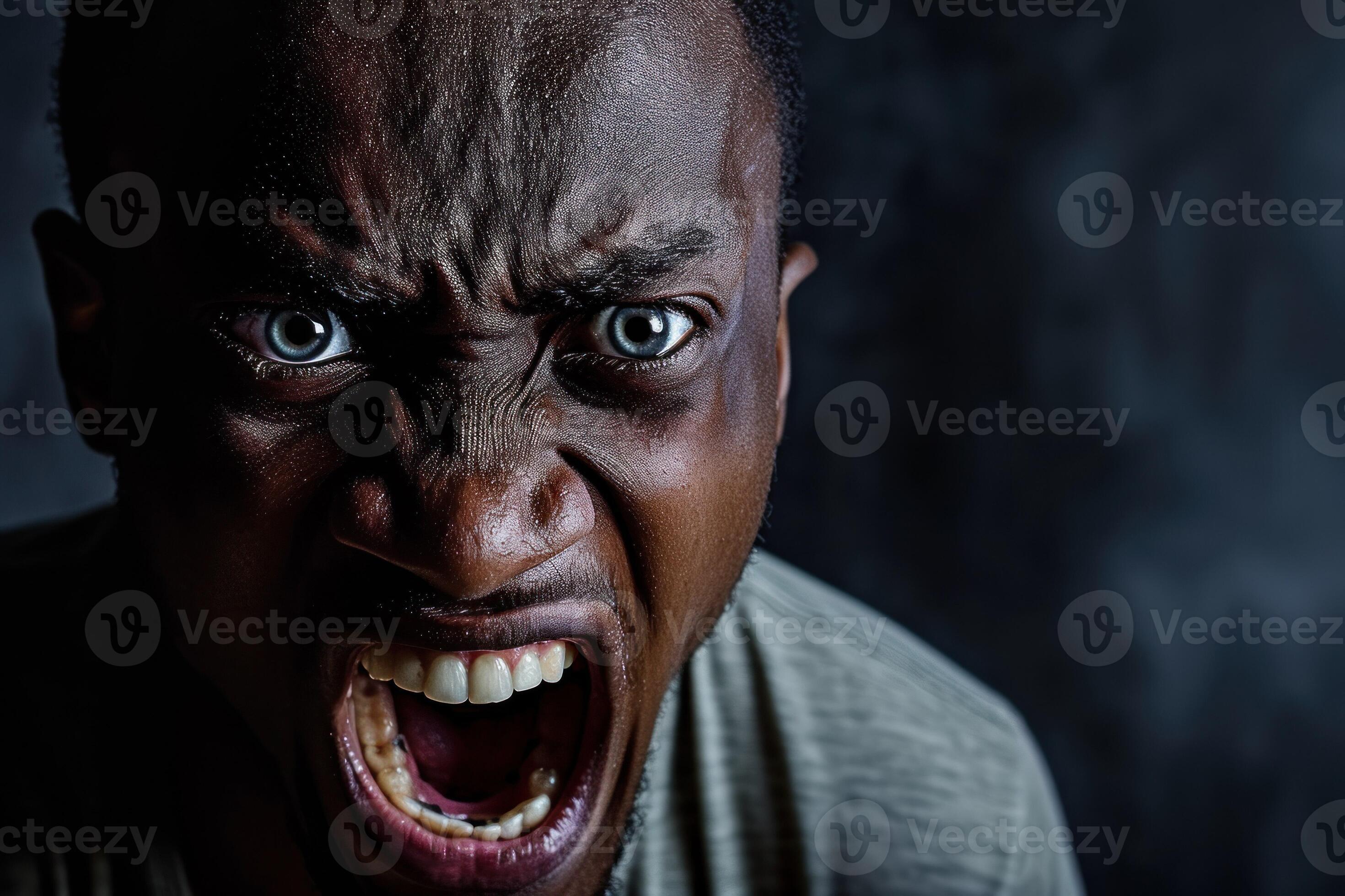 AI generated Angry man screaming 39242015 Stock Photo at Vecteezy