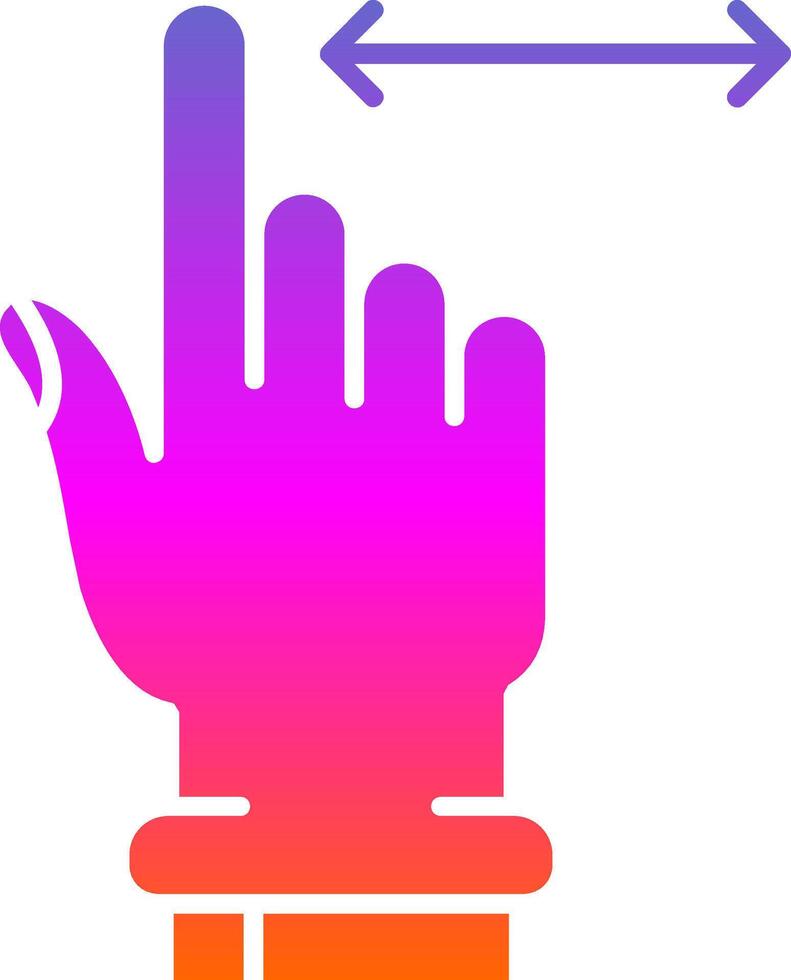 Horizontal Scroll Glyph Gradient Icon 39243959 Vector Art at Vecteezy