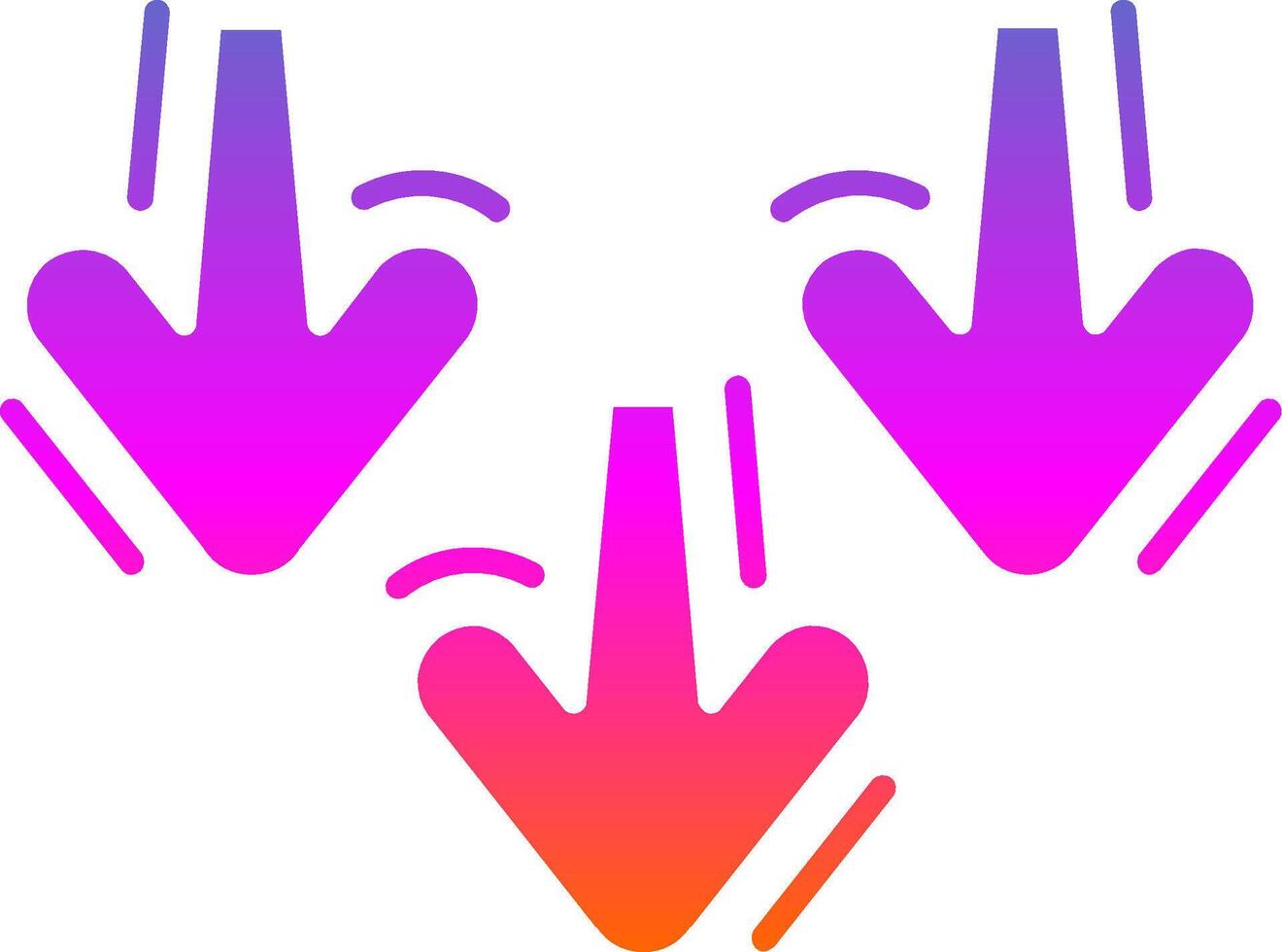 Decrease Glyph Gradient Icon 39245232 Vector Art at Vecteezy