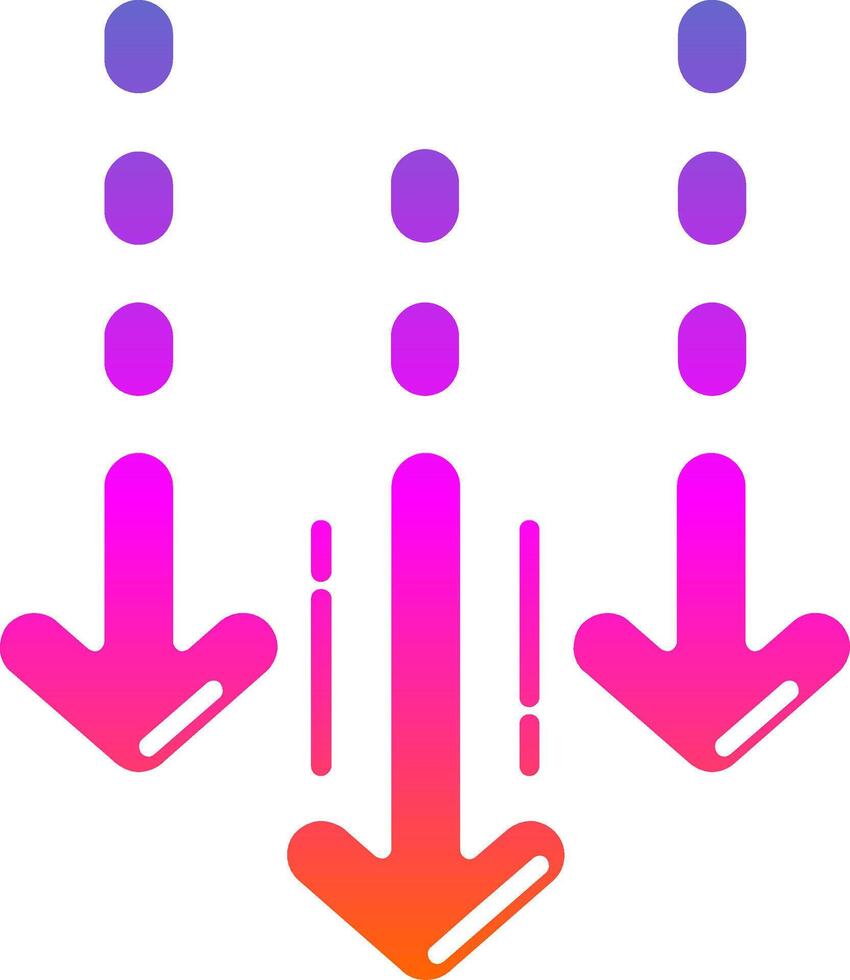 Decrease Glyph Gradient Icon 39245273 Vector Art at Vecteezy