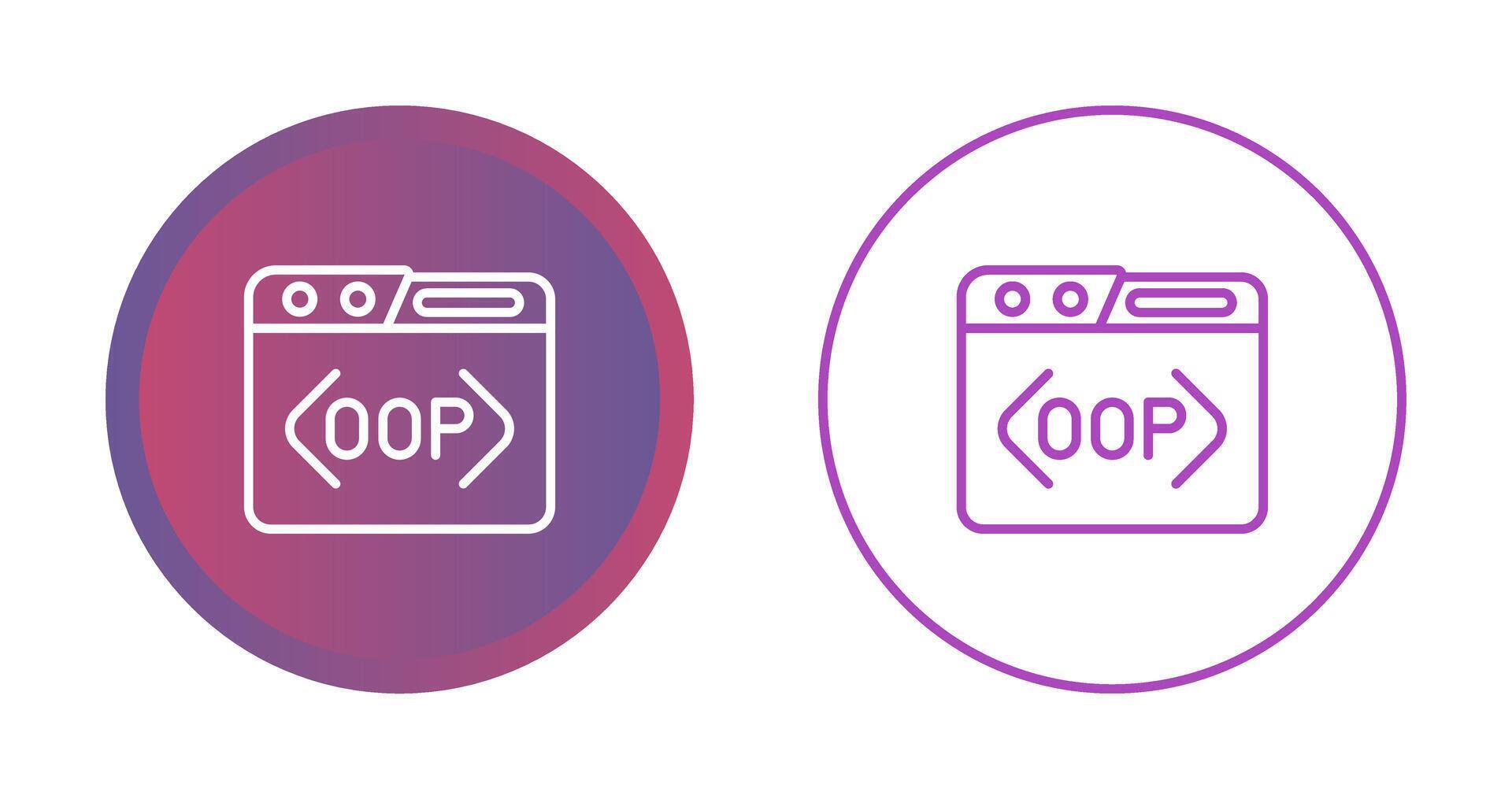 OOP Vector Icon 39246933 Vector Art at Vecteezy