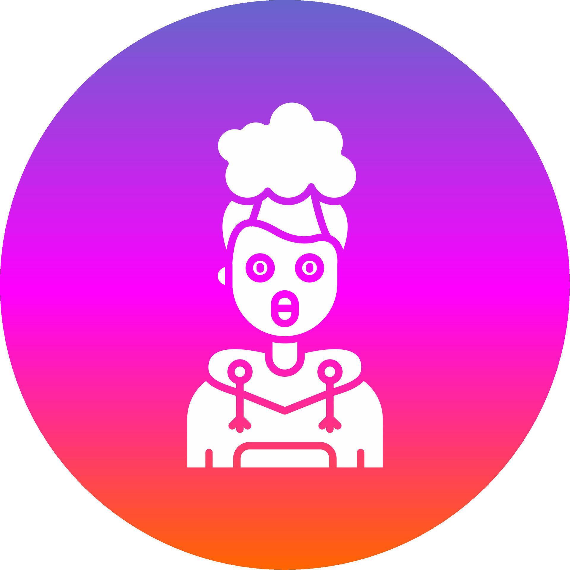 Exploding Glyph Gradient Circle Icon 39249825 Vector Art at Vecteezy