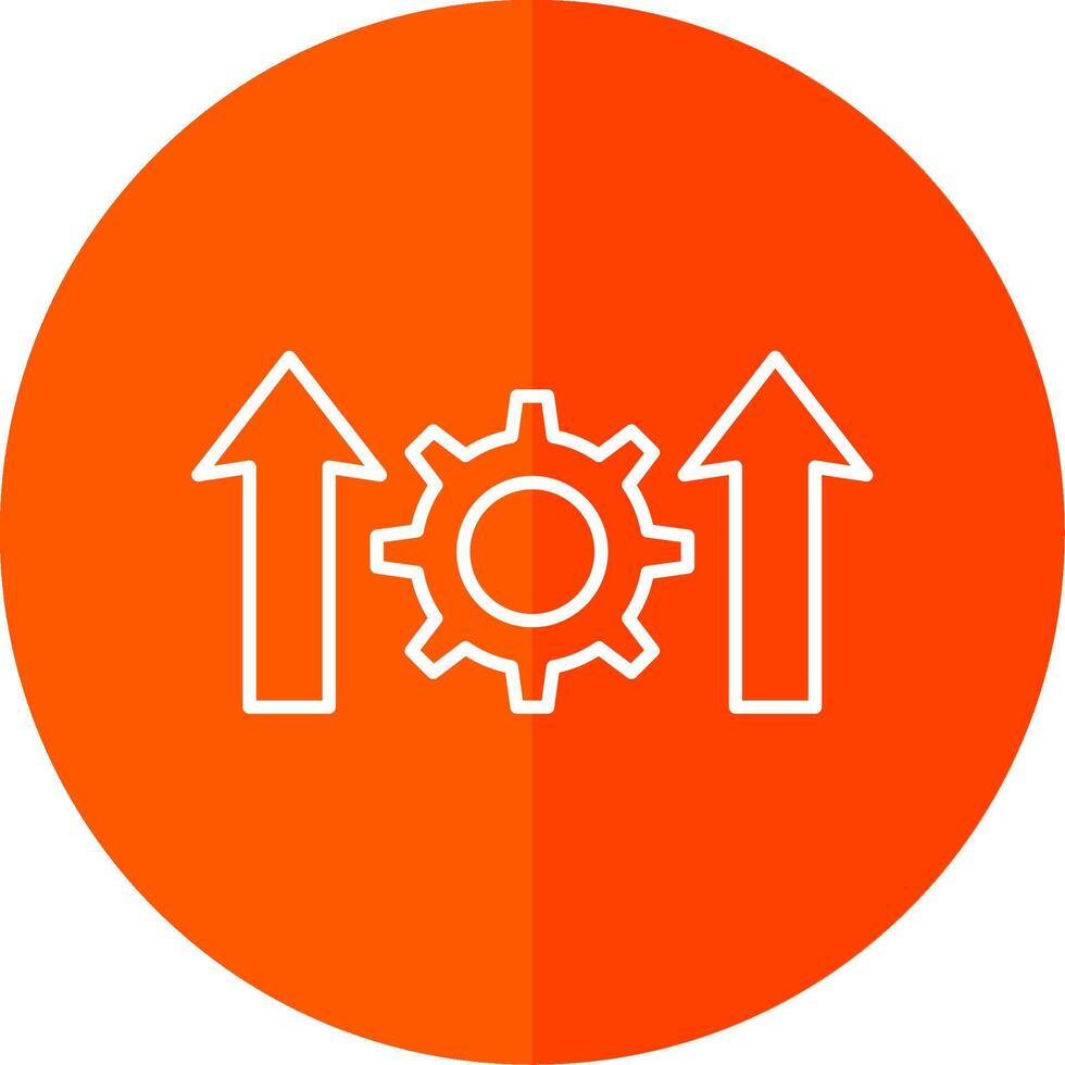 Automation Line Red Circle Icon 39251203 Vector Art at Vecteezy