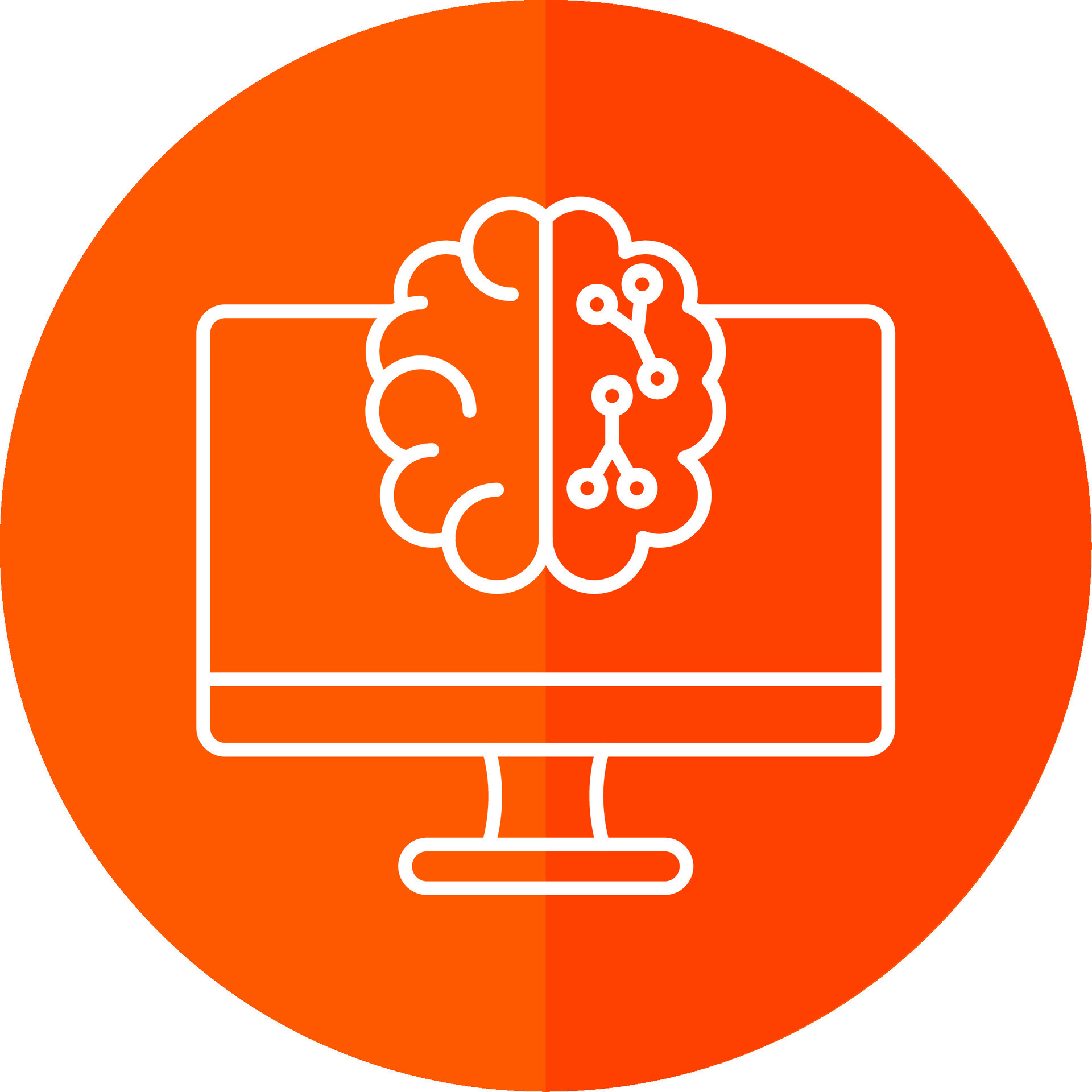 Machine Learning Line Red Circle Icon 39254038 Vector Art at Vecteezy