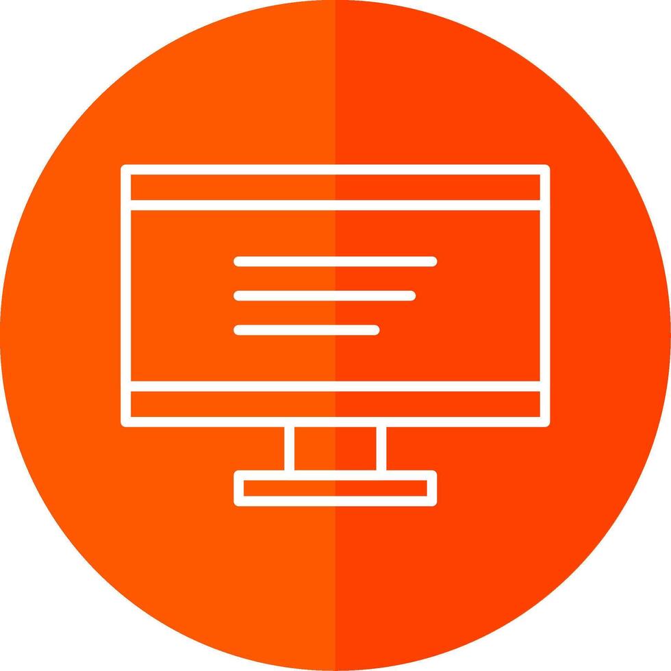 Lcd Line Red Circle Icon 39254723 Vector Art at Vecteezy