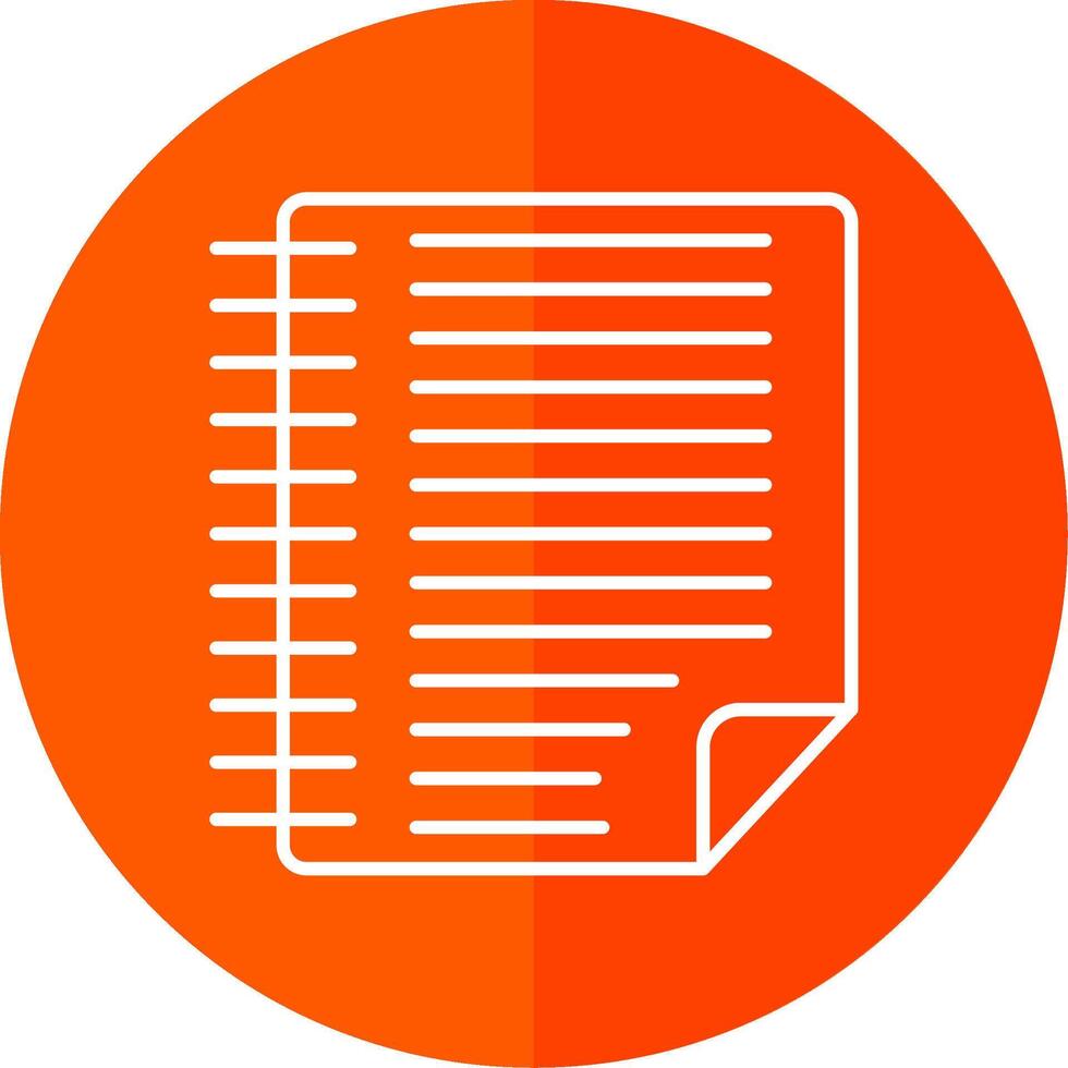 Notes Line Red Circle Icon 39254833 Vector Art at Vecteezy