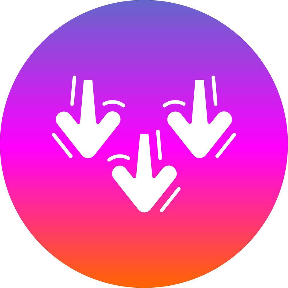 Decrease Glyph Gradient Circle Icon 39255678 Vector Art at Vecteezy