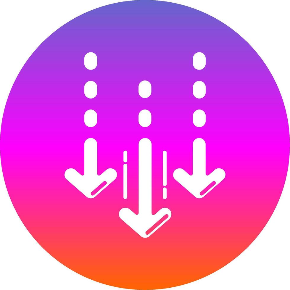 Decrease Glyph Gradient Circle Icon 39255679 Vector Art at Vecteezy