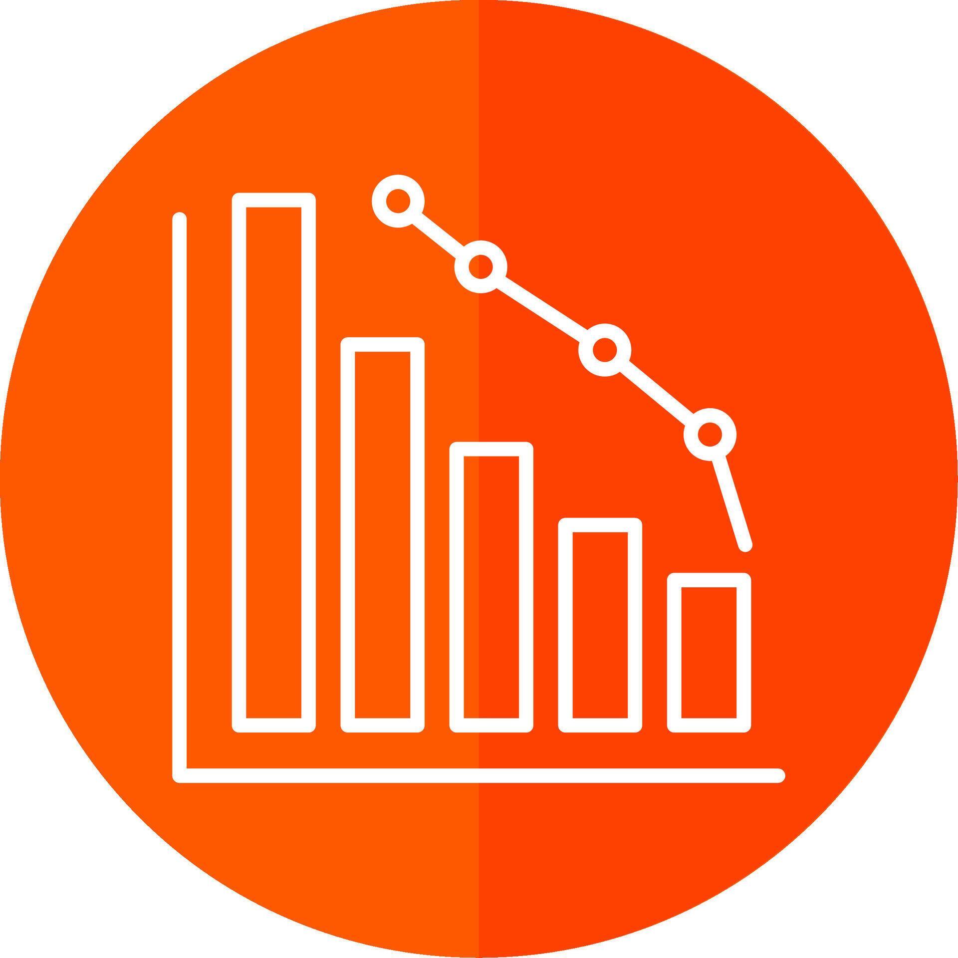 Decrease Line Red Circle Icon 39256121 Vector Art at Vecteezy