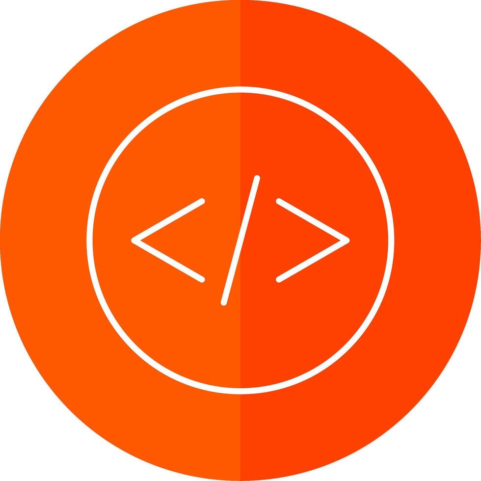 Coding Line Red Circle Icon 39257088 Vector Art at Vecteezy