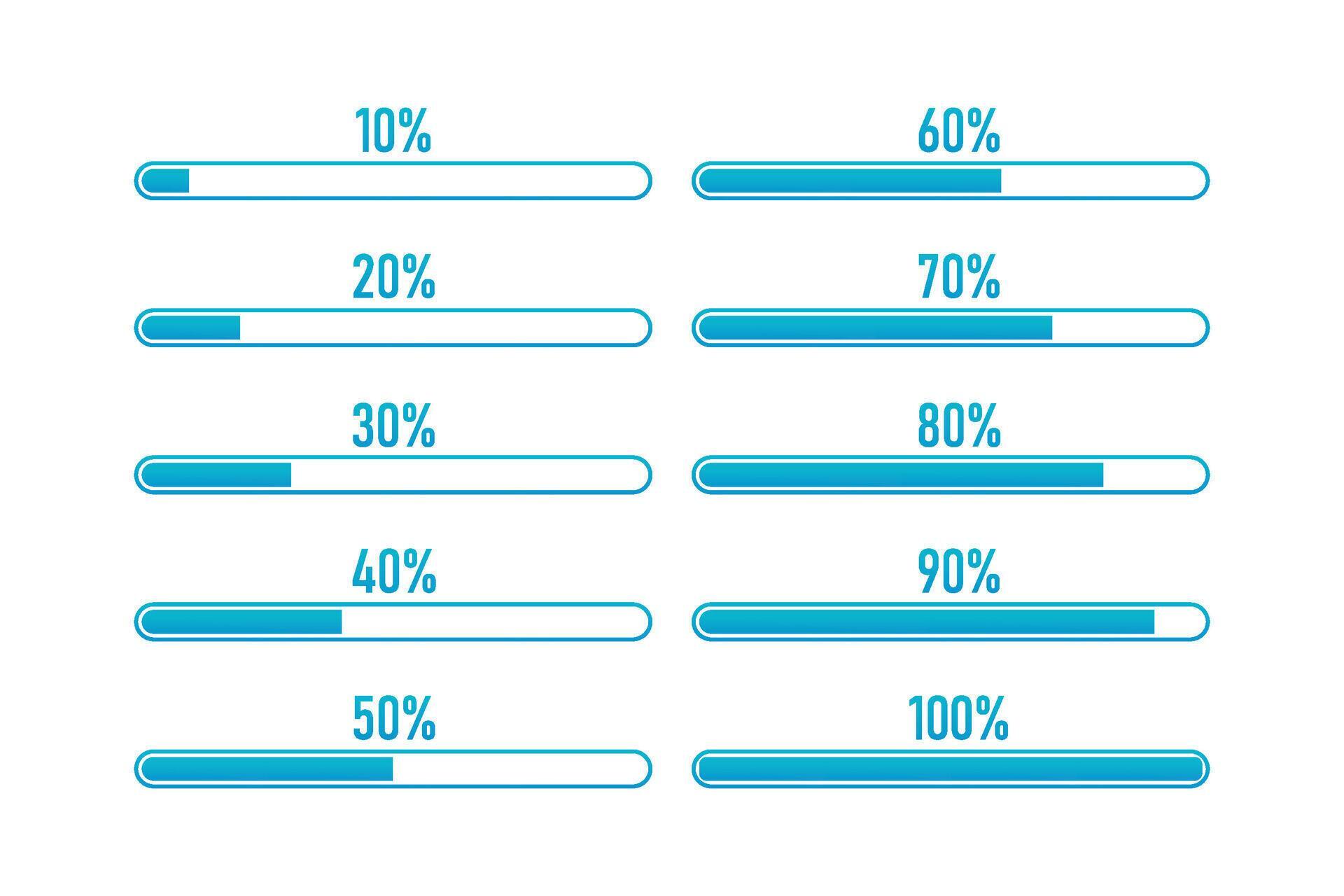 Loading progress bar infographics vector graphic ready to use for web ...