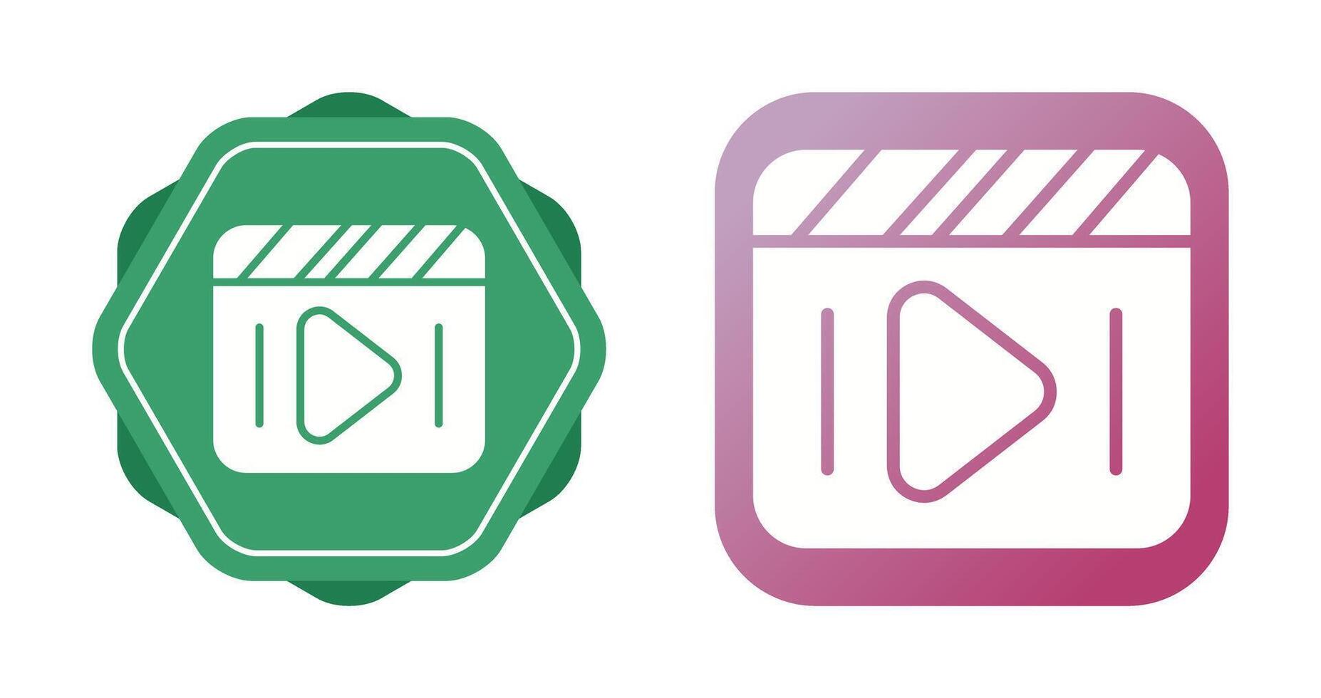 icono de vector de claqueta 39259721 Vector en Vecteezy