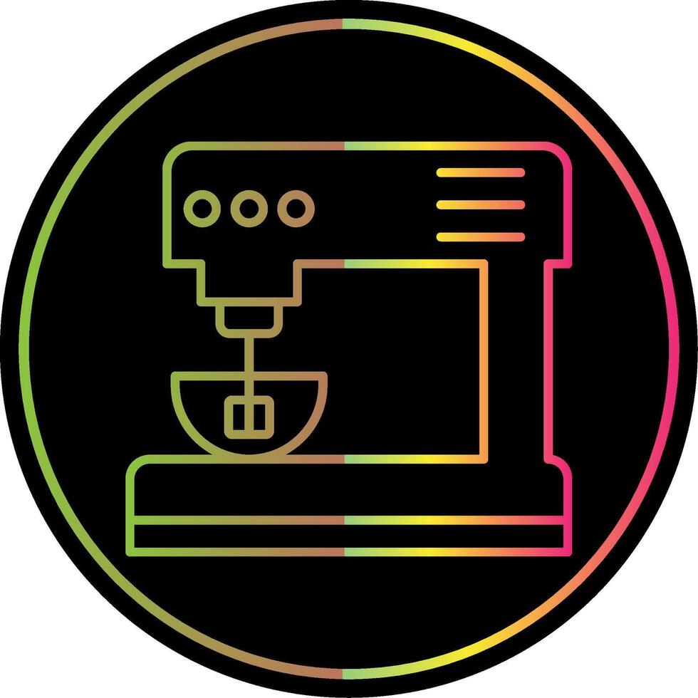 Electric Mixer Line Gradient Due Color Icon 39260809 Vector Art At Vecteezy