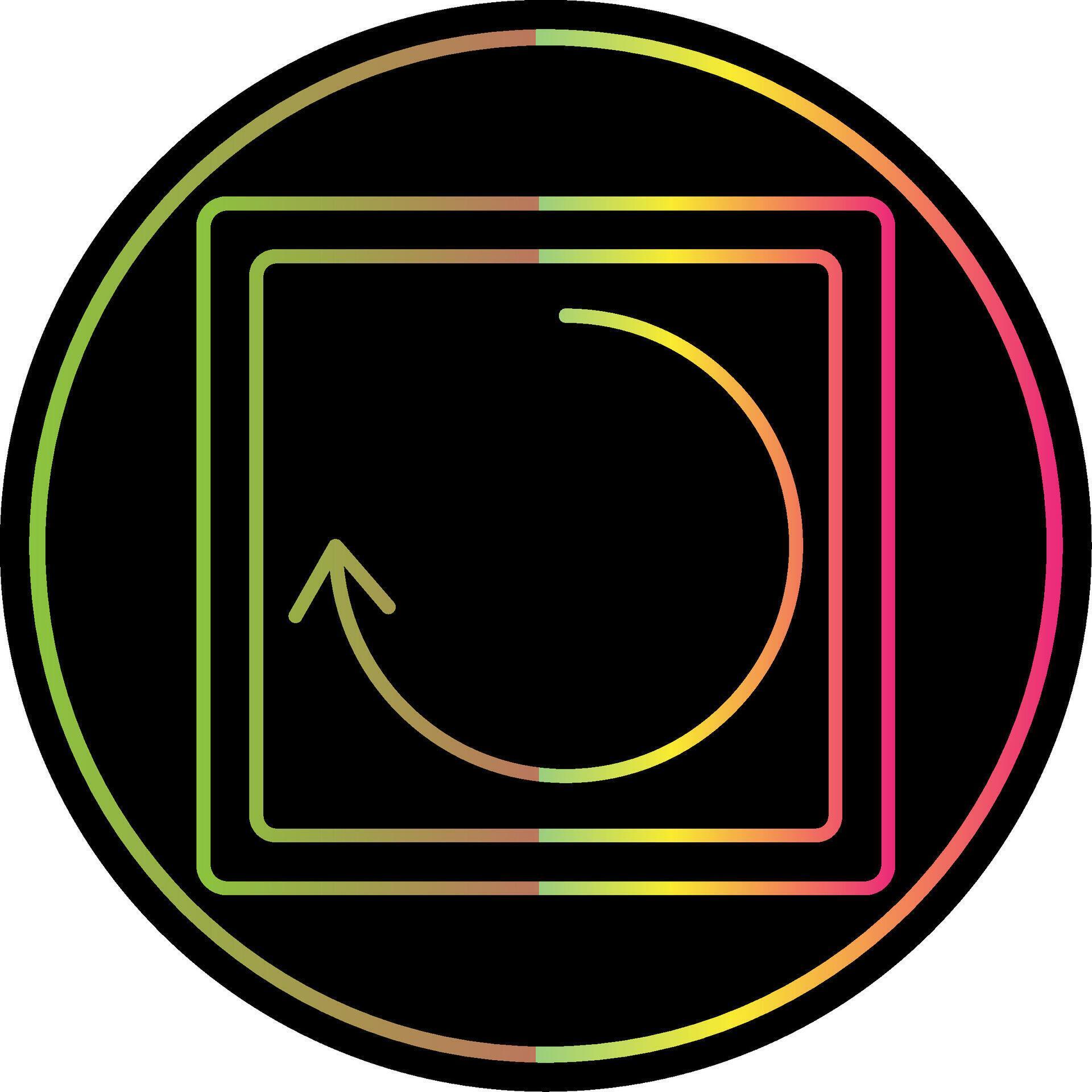 Rotate Line Gradient Due Color Icon 39263146 Vector Art At Vecteezy