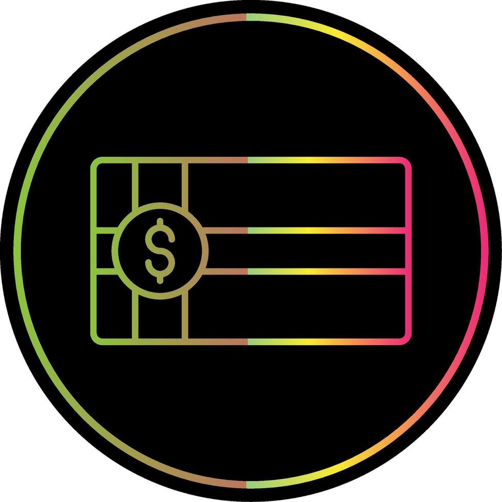 Payment Voucher Line Gradient Due Color Icon 39263505 Vector Art at ...