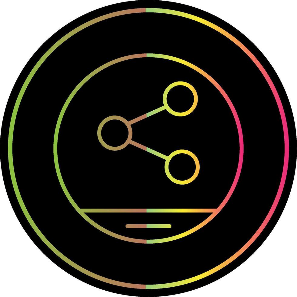 Share Line Gradient Due Color Icon 39265311 Vector Art At Vecteezy
