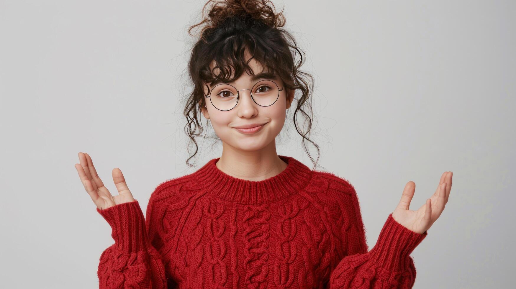 AI generated Indifferent Young Woman Shrugging 39265624 Stock Photo at ...