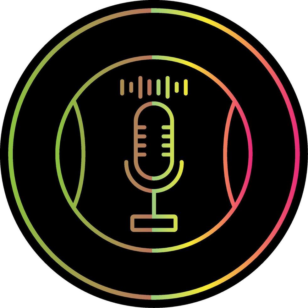 Voice Recorder Line Gradient Due Color Icon 39266348 Vector Art At Vecteezy