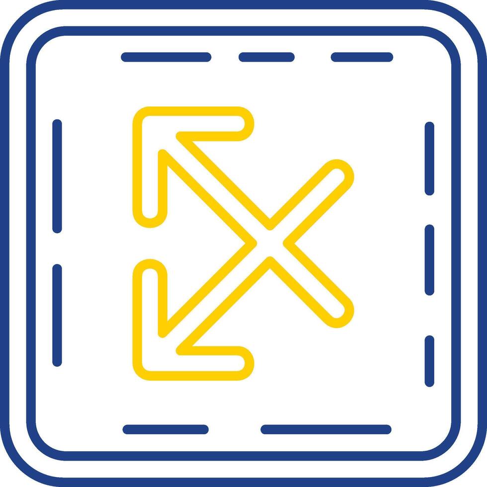 Intersect Line Two Color Icon 39266570 Vector Art at Vecteezy