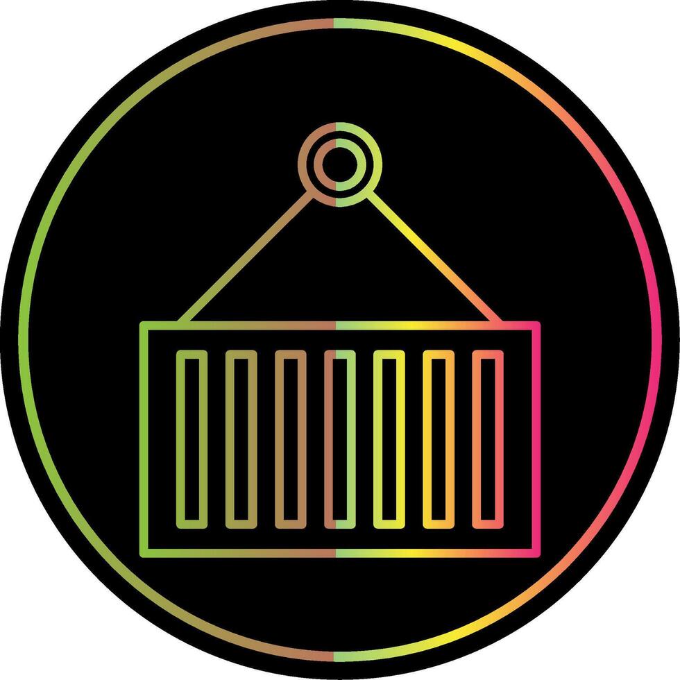 Container Line Gradient Due Color Icon 39266993 Vector Art at Vecteezy