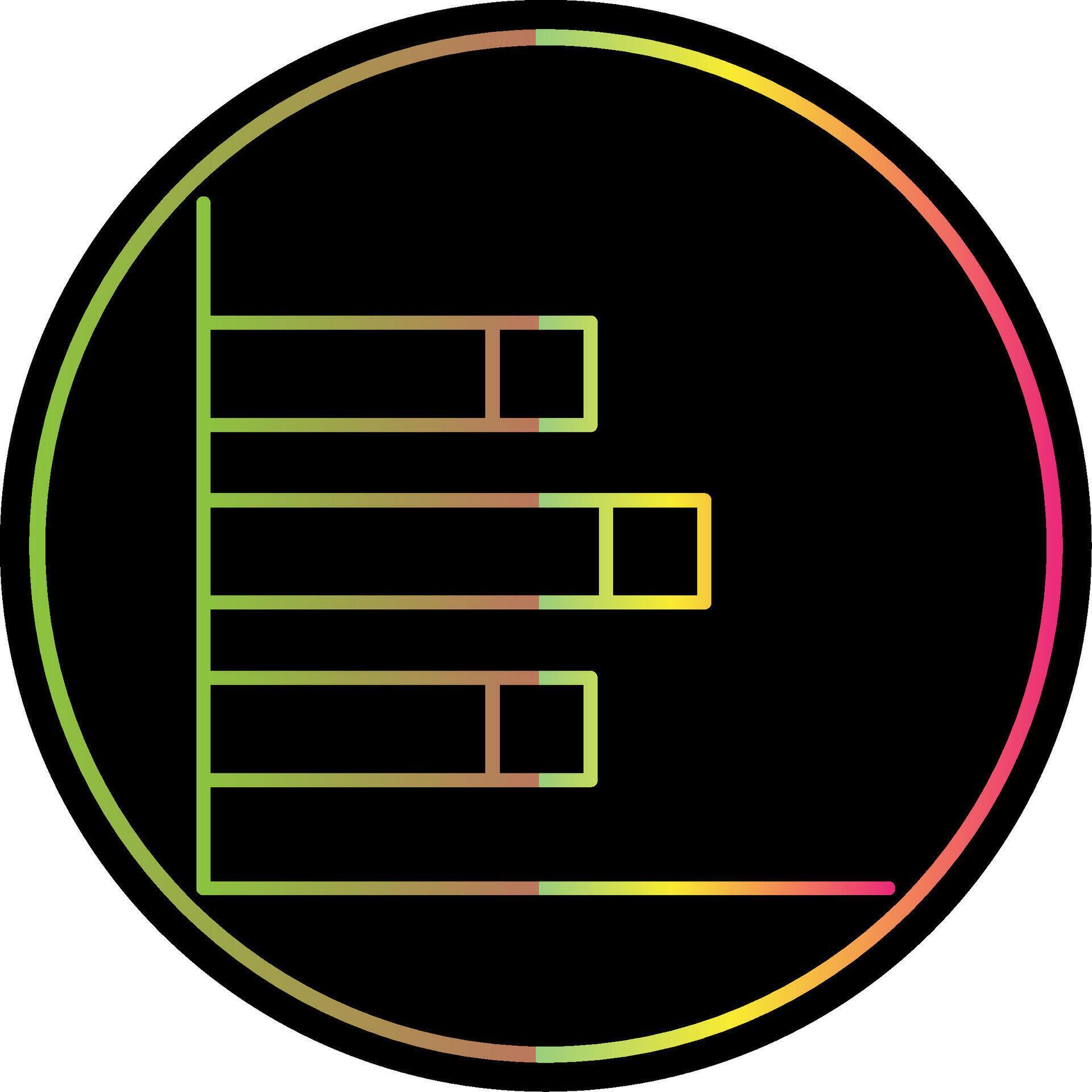 Bar Chart Line Gradient Due Color Icon 39269512 Vector Art At Vecteezy