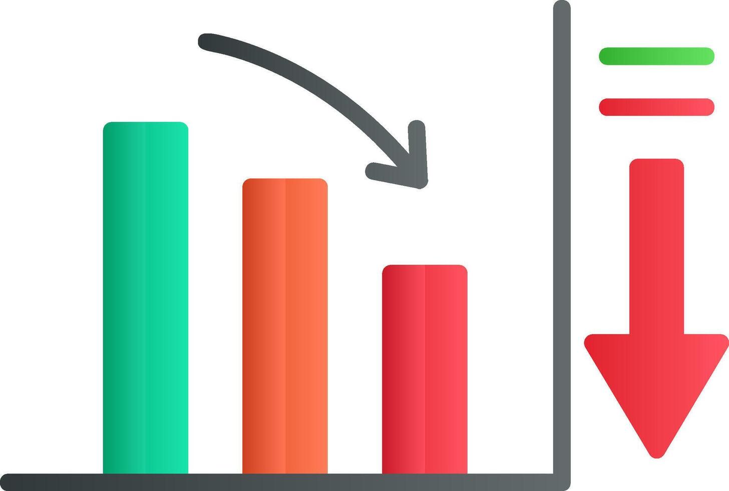 Decrease Vector Icon 39274085 Vector Art at Vecteezy