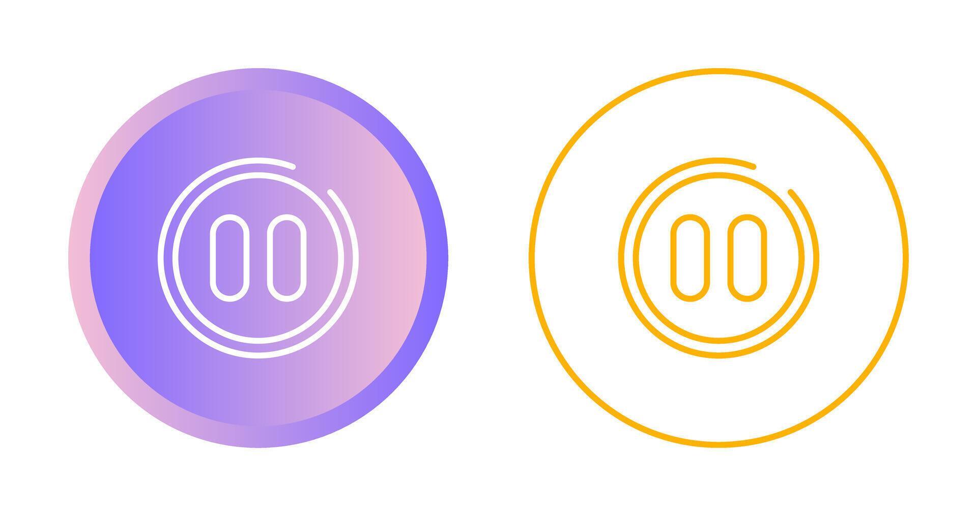 Pause Button Vector Icon 39275476 Vector Art at Vecteezy