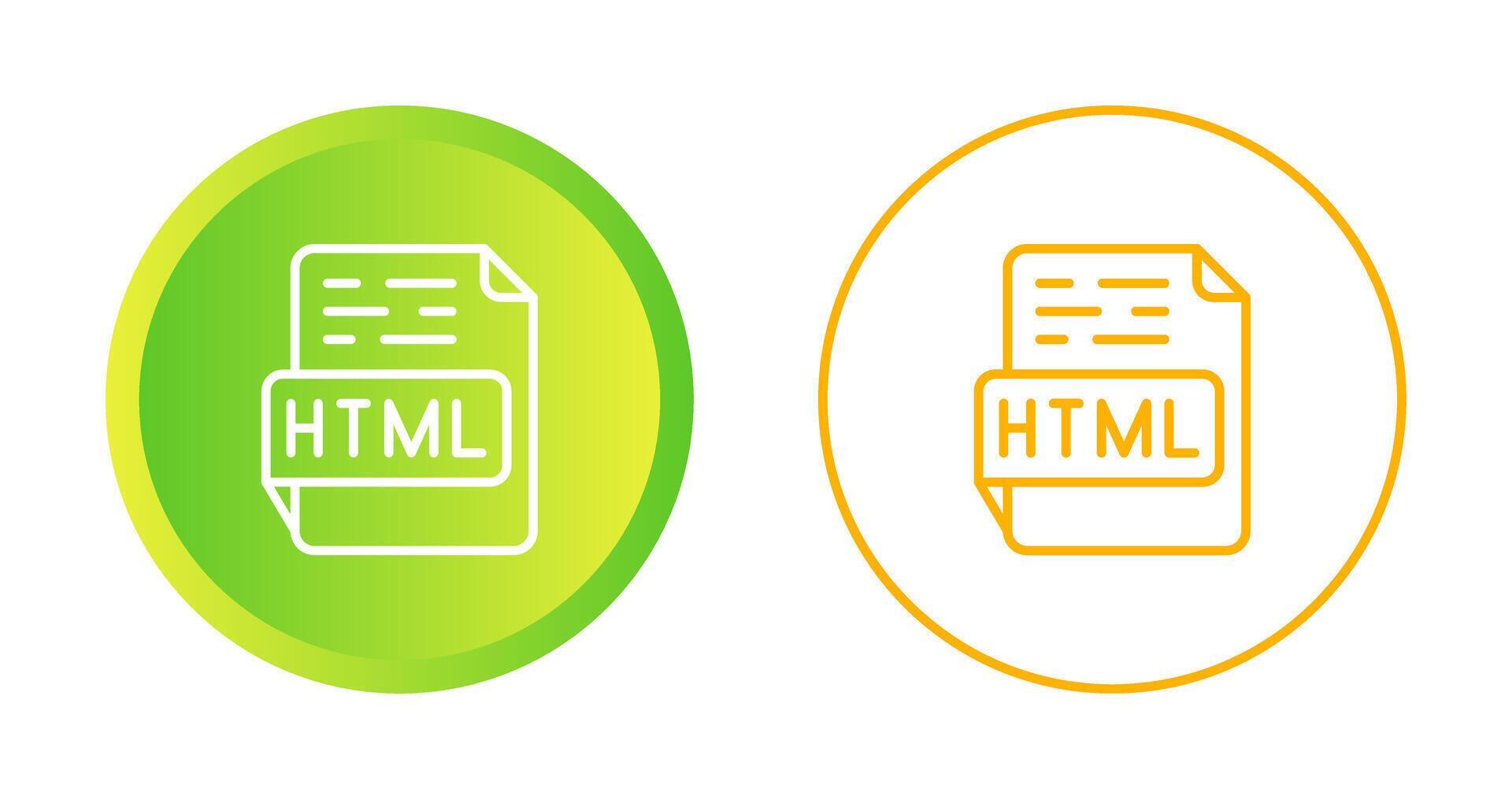 HTML Vector Icon 39276885 Vector Art at Vecteezy