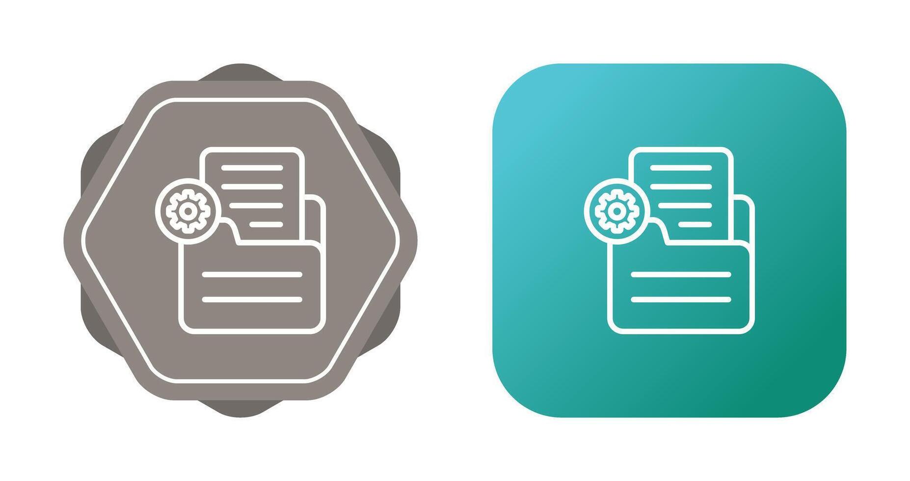 Document Settings Vector Icon 39279751 Vector Art at Vecteezy