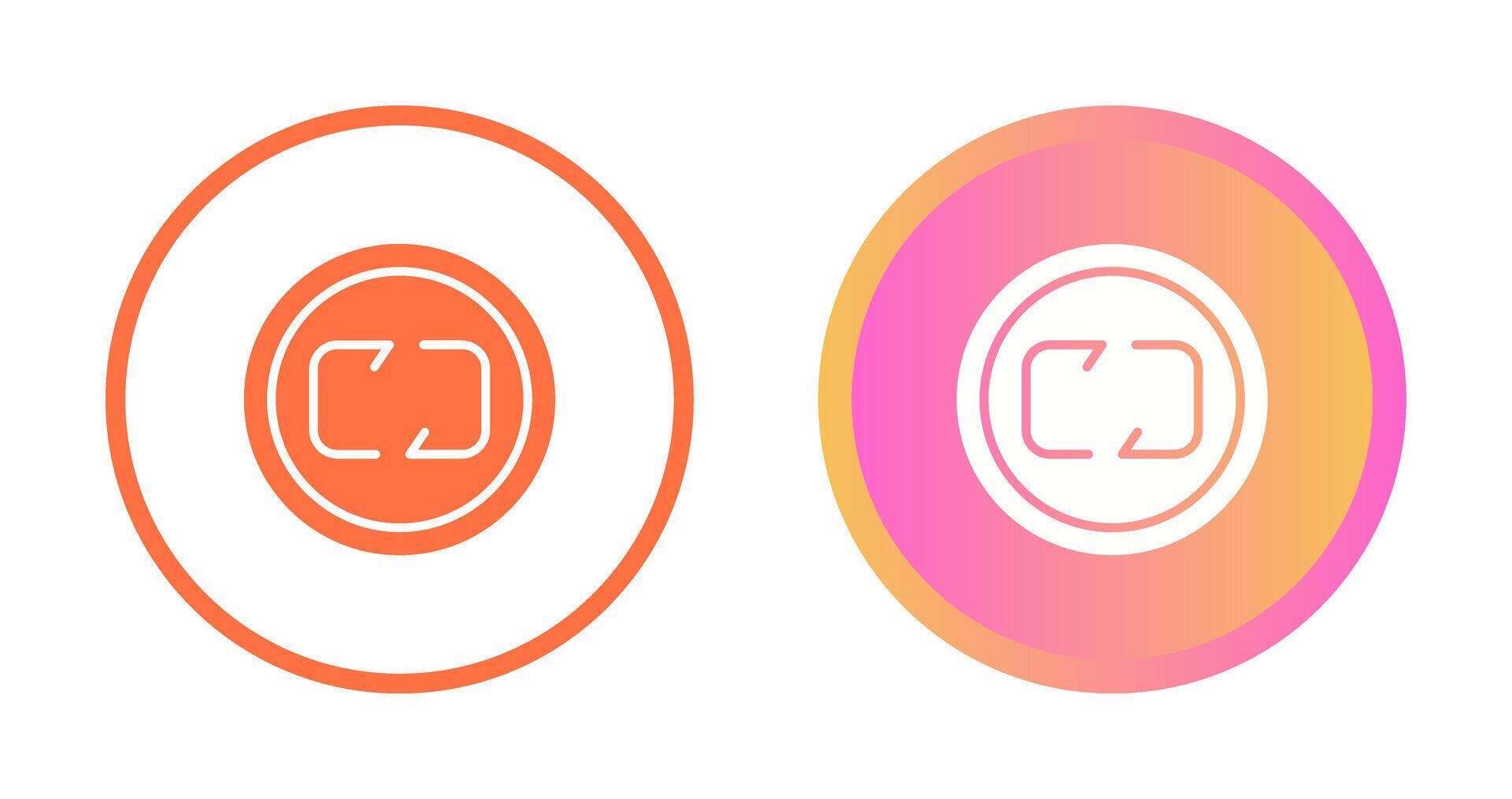 Repeat Icon Vector Icon 39284526 Vector Art at Vecteezy