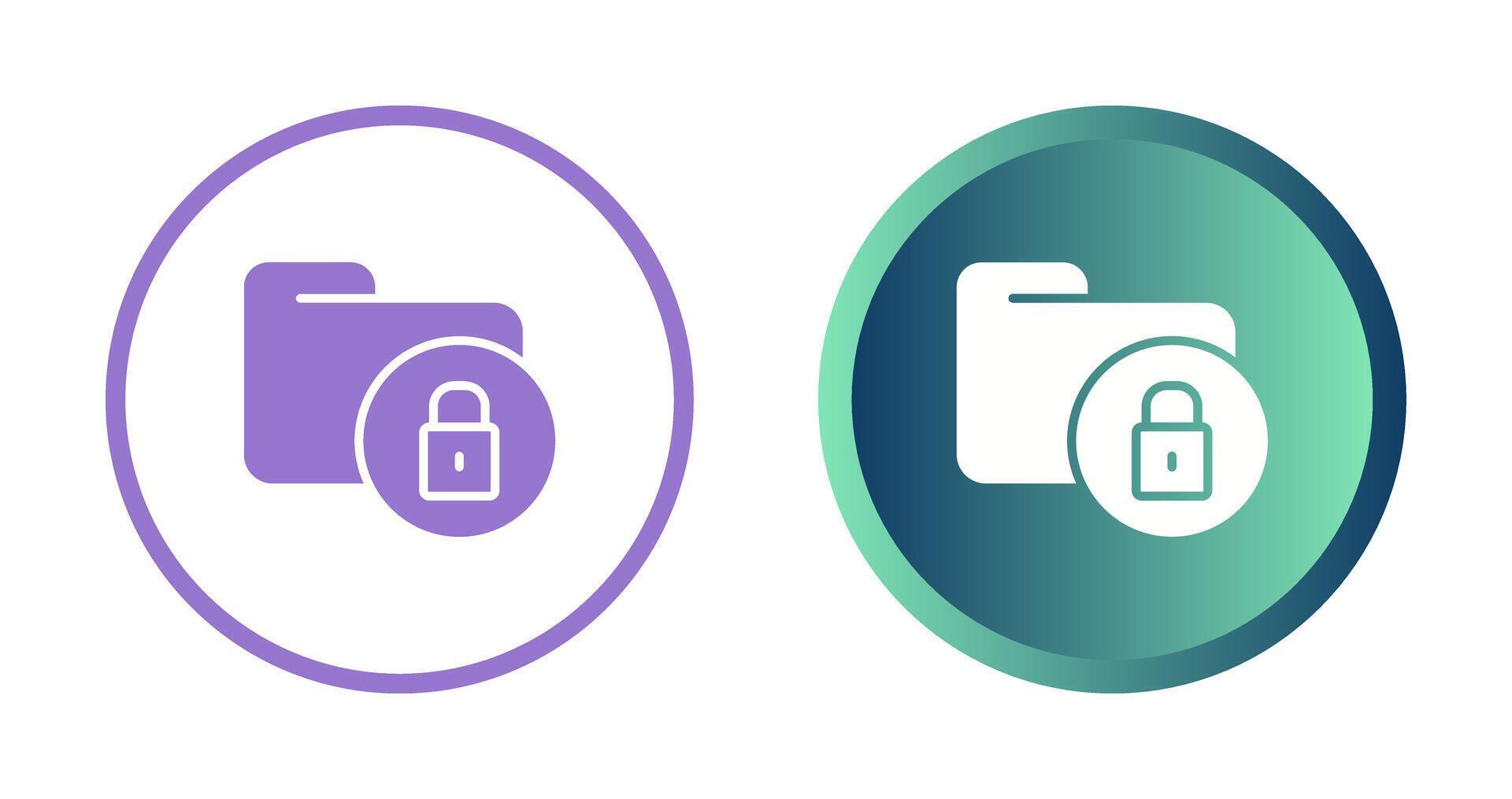 Secure Folder Vector Icon 39286111 Vector Art at Vecteezy