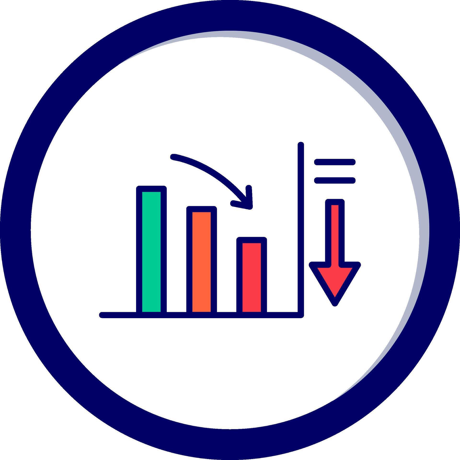 Decrease Vector Icon 39288621 Vector Art at Vecteezy