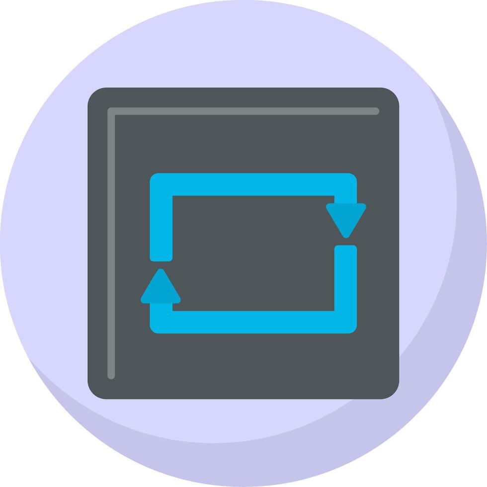 Rectangular Arrow Flat Bubble Icon 39293219 Vector Art at Vecteezy