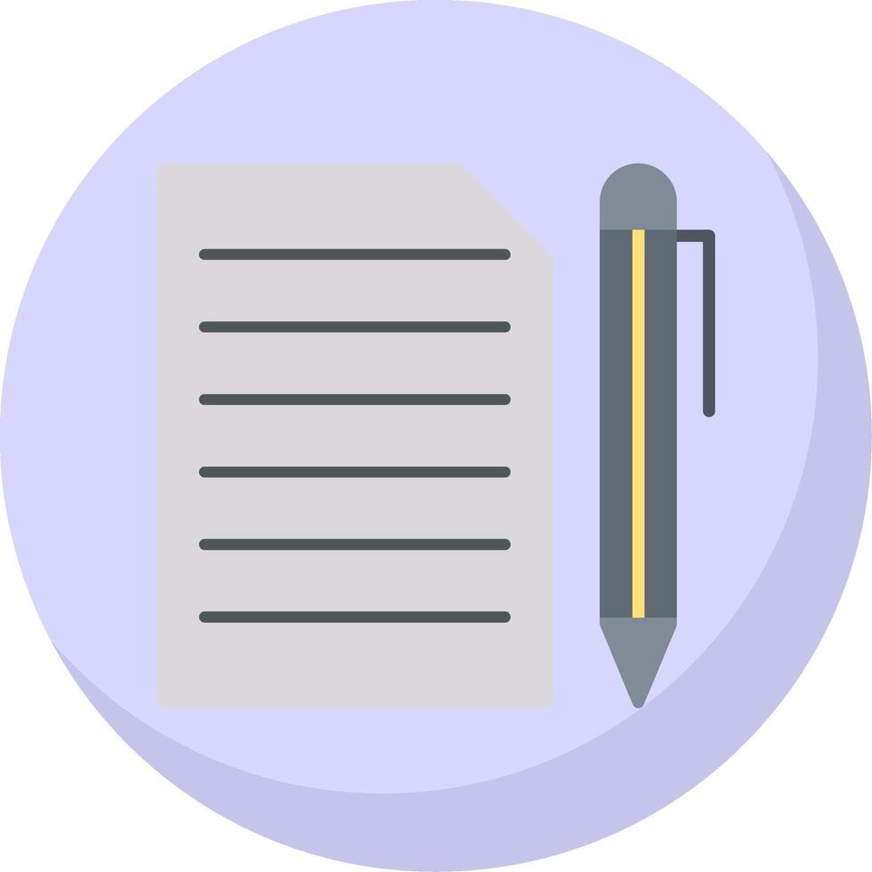 Document Flat Bubble Icon 39293498 Vector Art at Vecteezy