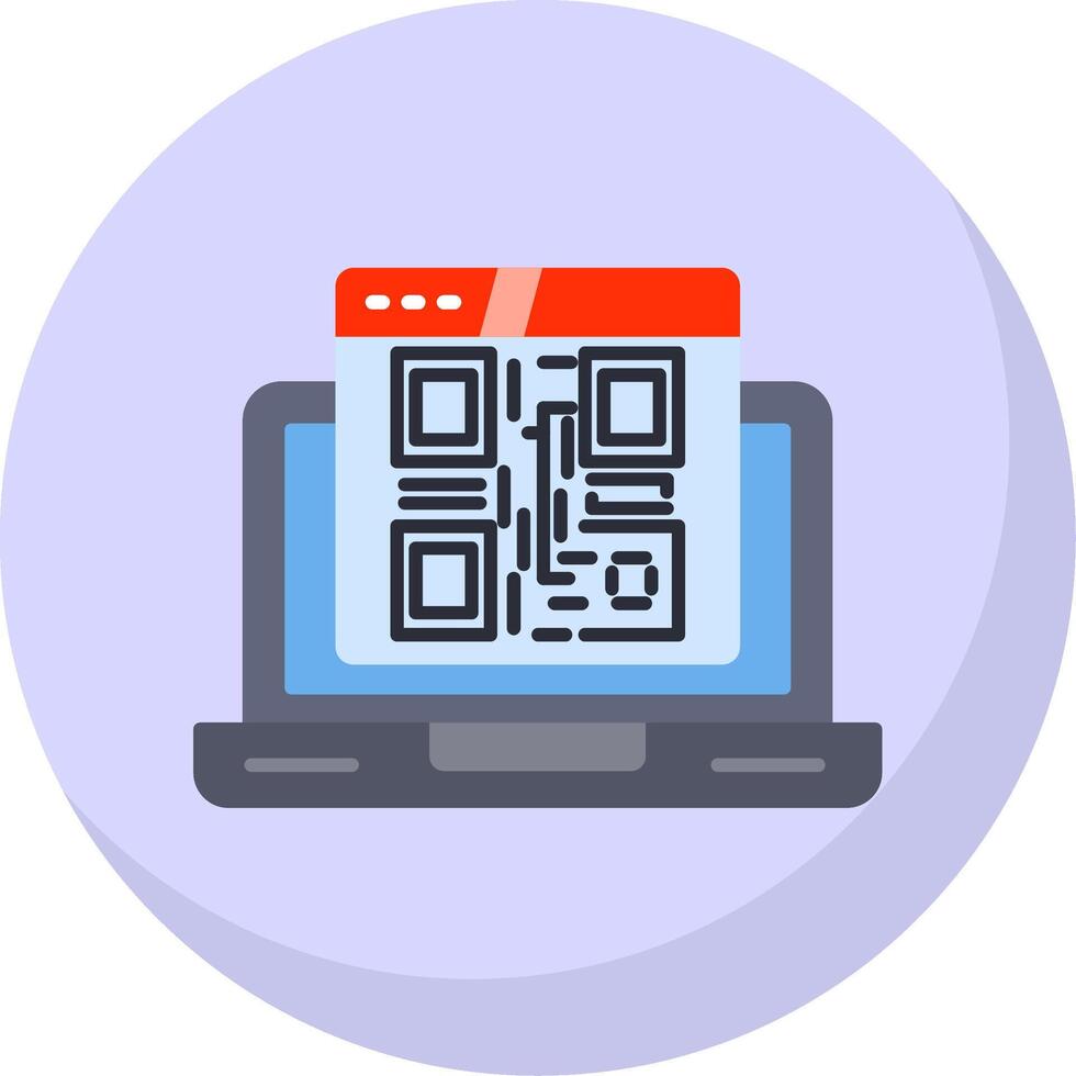 Qr Code Flat Bubble Icon 39296136 Vector Art at Vecteezy