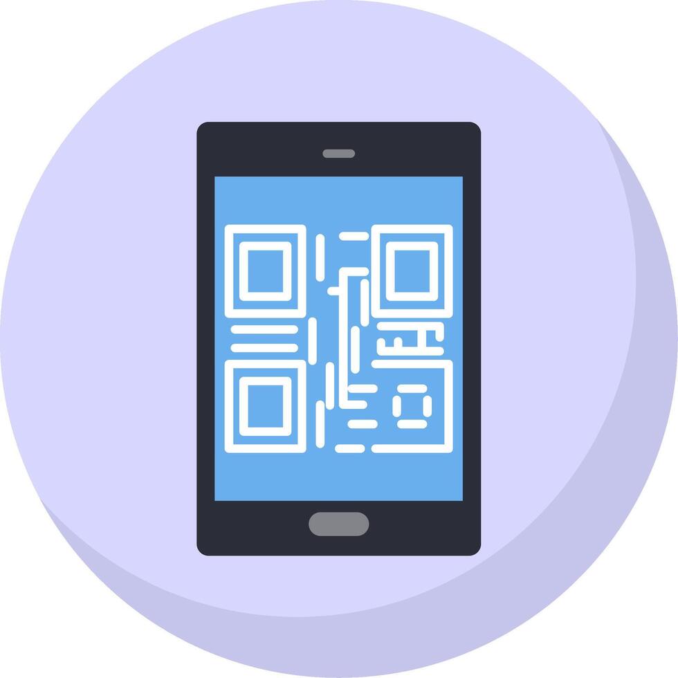 Qr Code Flat Bubble Icon 39296205 Vector Art at Vecteezy