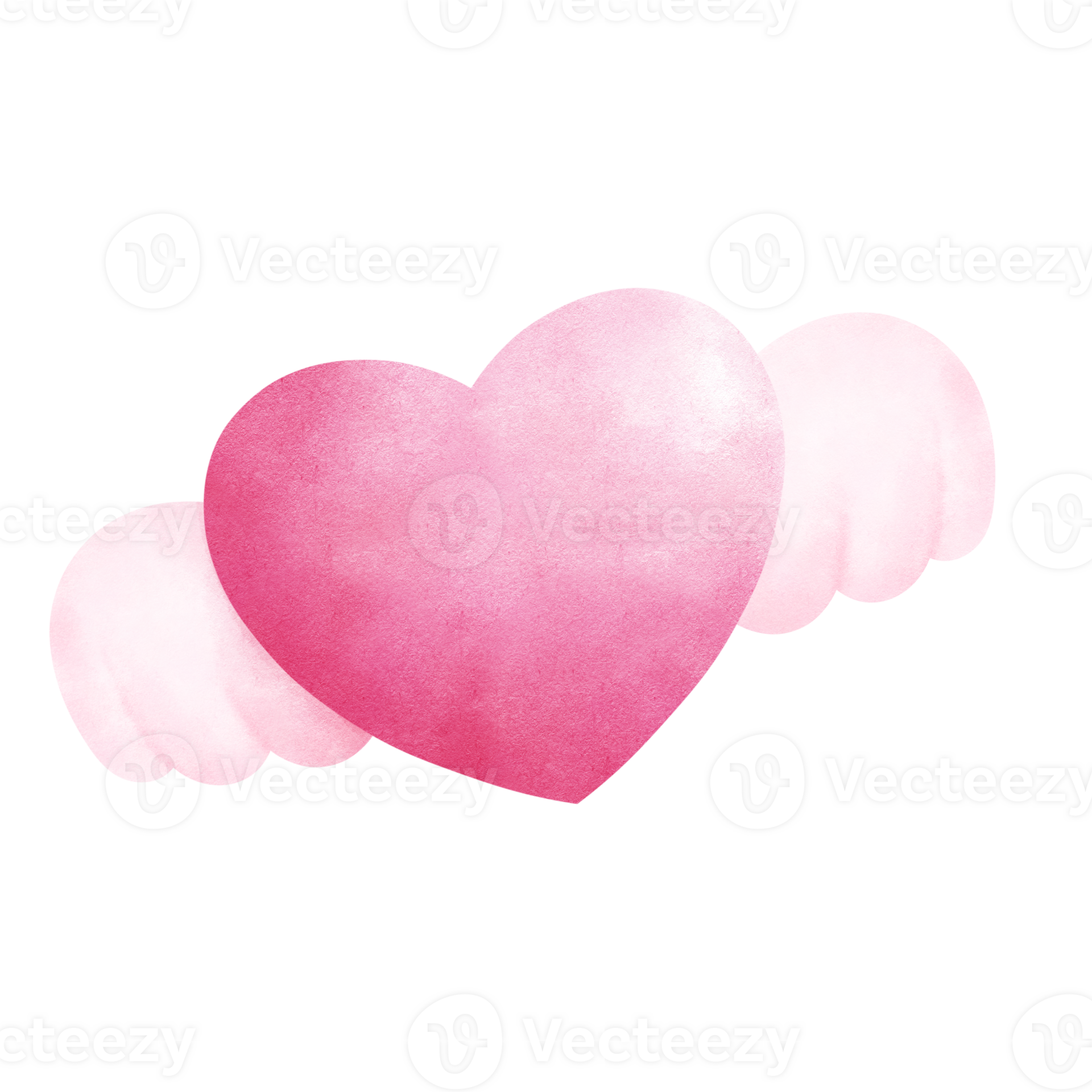 Flying Heart Heart Cupid 39300725 Png