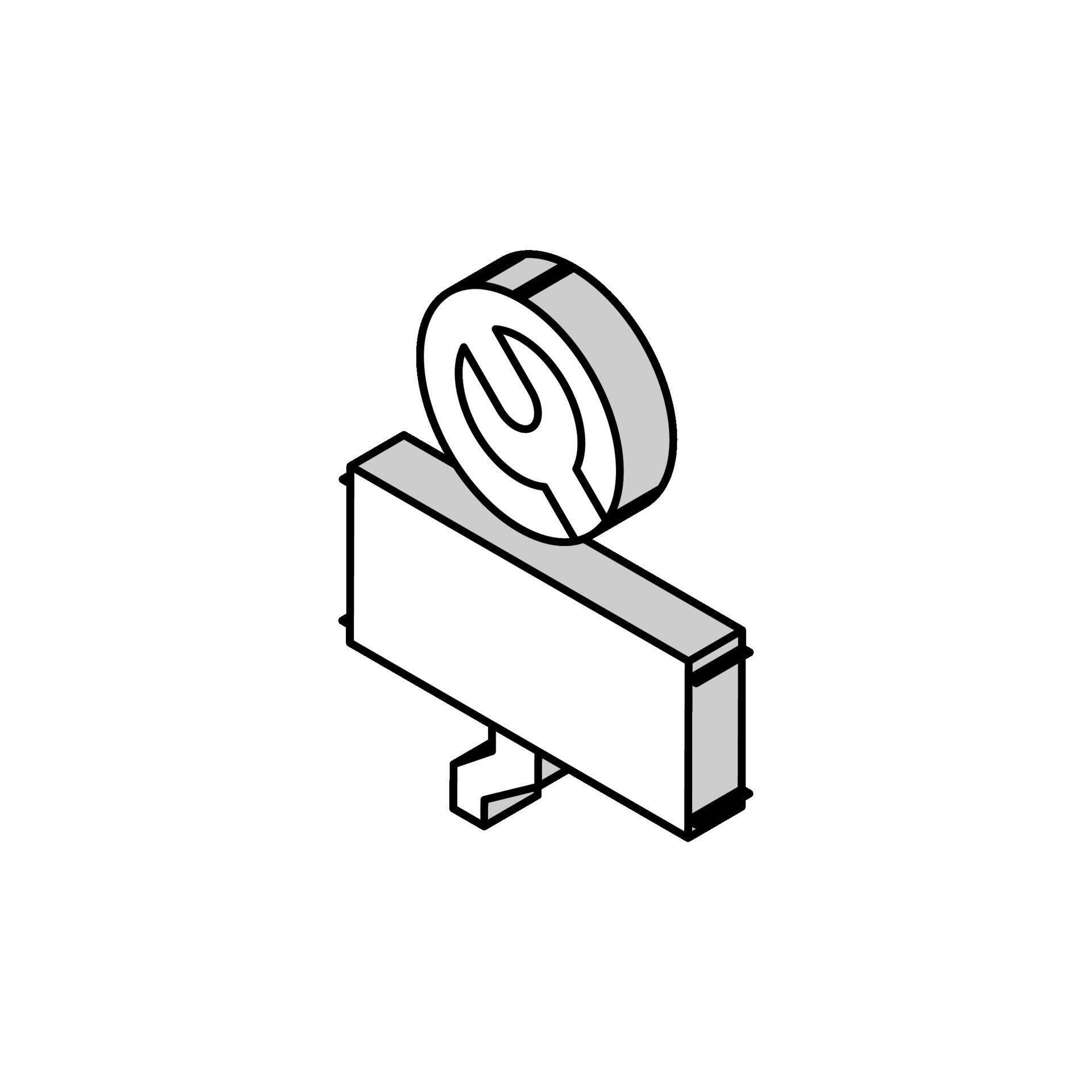 keyboard replacement repair computer isometric icon vector illustration 39303732 Vector Art at ...