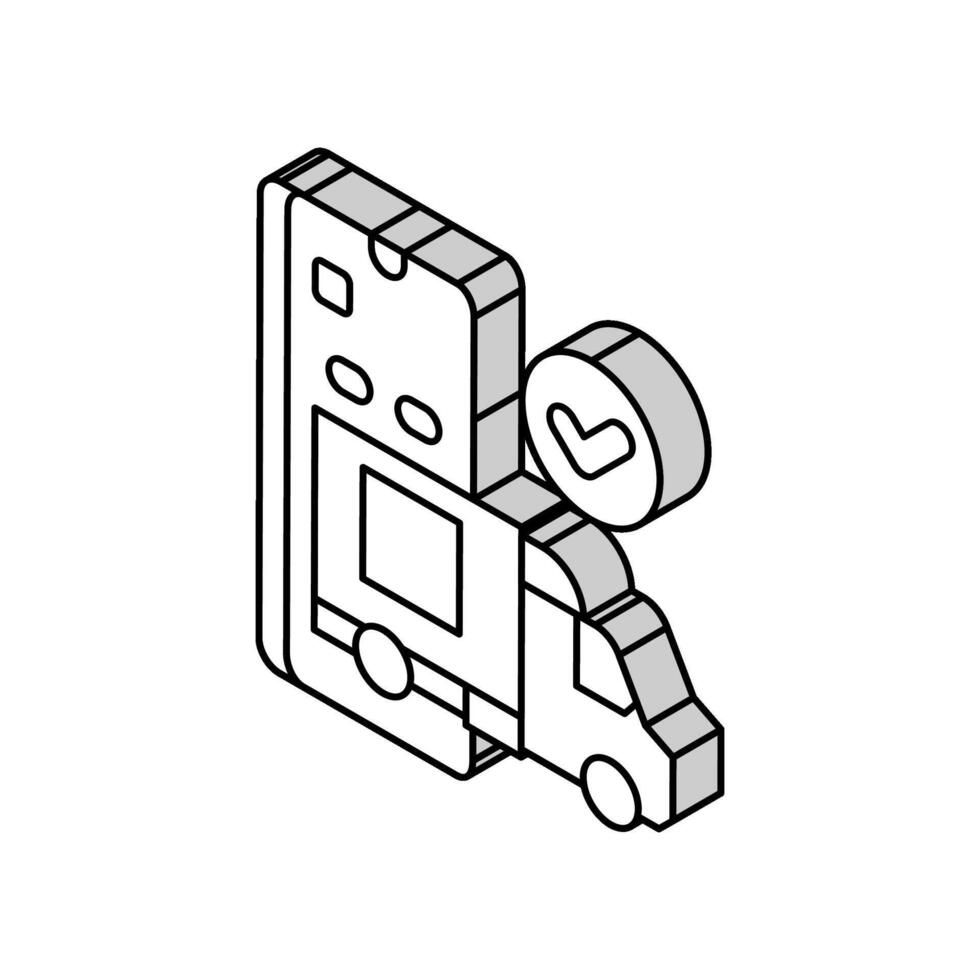 Carrier Selection Logistic Manager Isometric Icon Vector Illustration