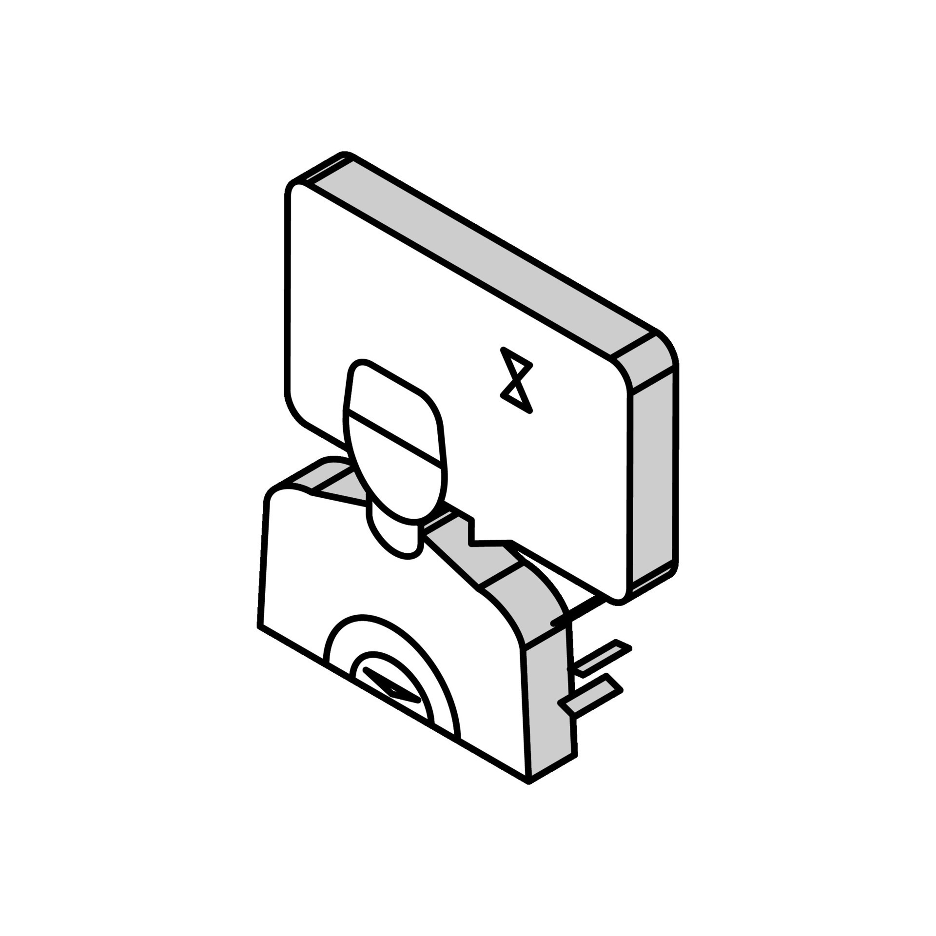 driver swearing isometric icon vector illustration 39307833 Vector Art ...