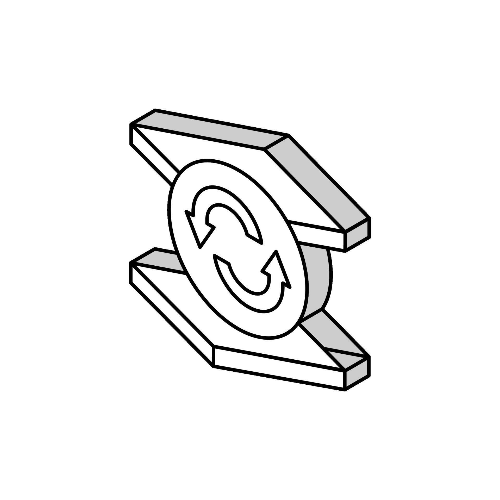 Replacement Mineral Wool Isometric Icon Vector Illustration 39310481