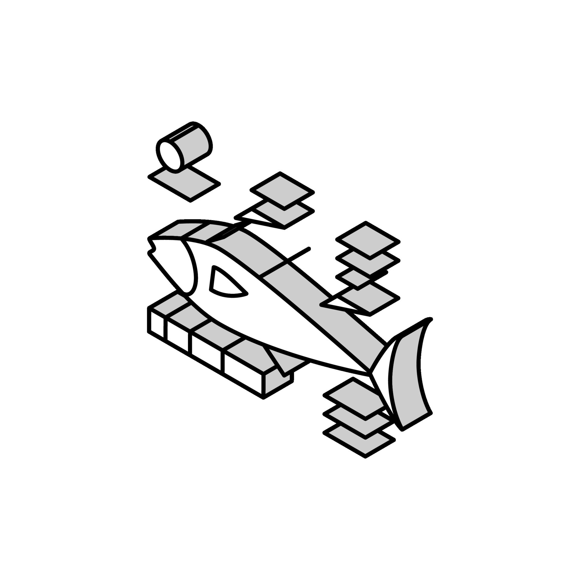 Tuna Fish Characteristics Isometric Icon Vector Illustration 39313312 tuna-fish-characteristics-isometric-icon-vector-illustration-39313312